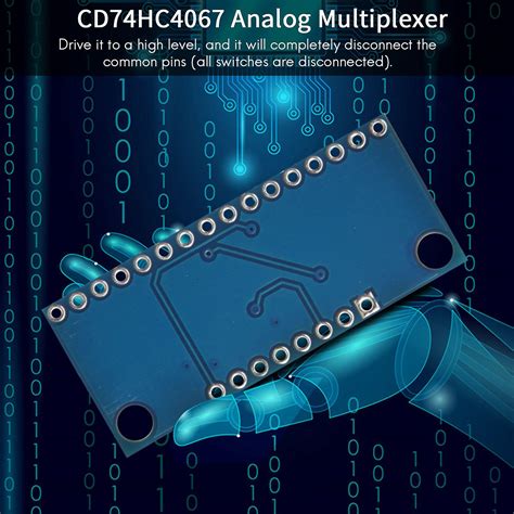 10pcs 16ch analogue multiplexer module 74hc4067 cd74hc4067 precise
