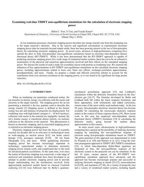 Pdf Examining Real Time Time Dependent Density Functional Theory Nonequilibrium Simulations