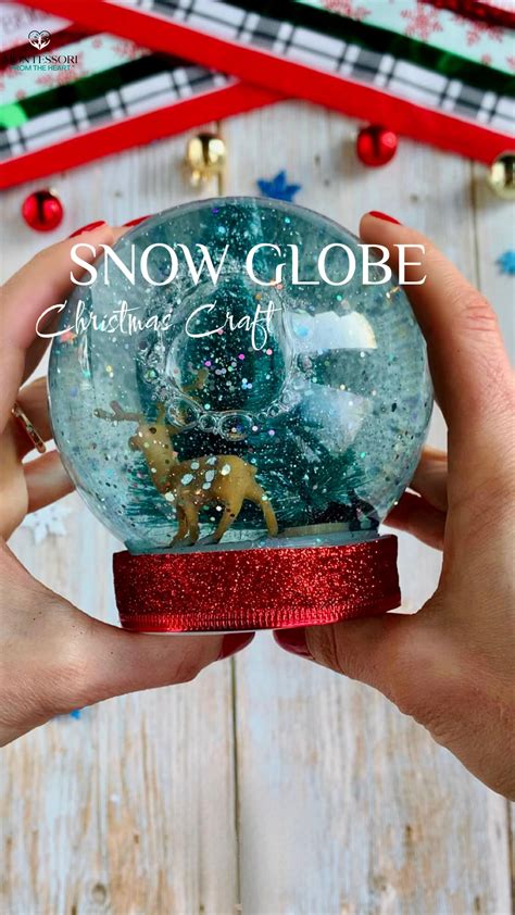 Quick And Easy Diy Snow Globe Ornament In 2025 Diy Snow Globe Diy