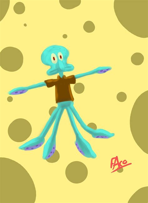 I Made A Squidward Fanart Faconator Rspongebob