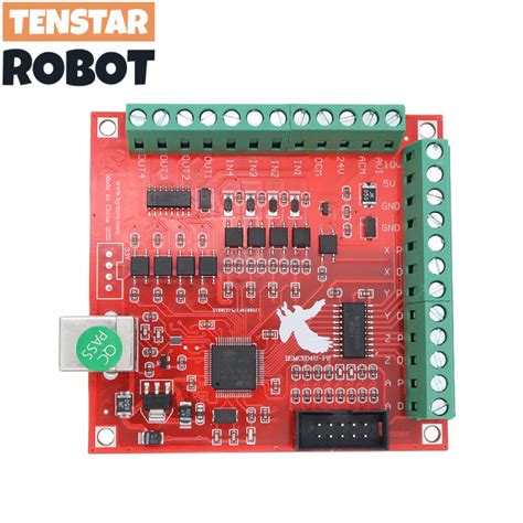 Breakout Board Cnc Usb Mach3 100khz 4 Axis Interface Driver Motion Controller Driver Board