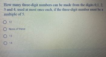 Answered How Many Three Digit Numbers Can Be Bartleby