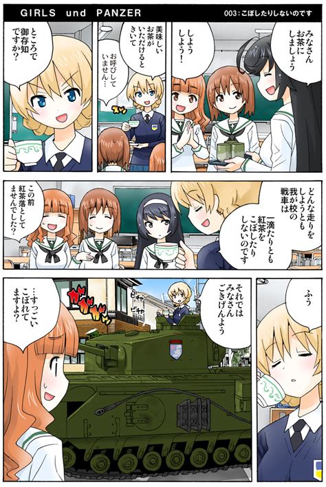 nishizumi miho darjeeling takebe saori reizei mako and isuzu hana