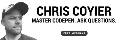 Chris Coyier On Codepen Join The Conversation — Sitepoint