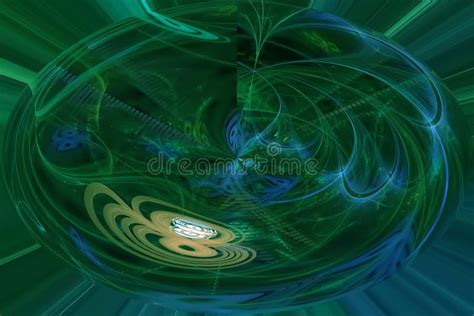 Abstract Digital Fractal Creatshine Style Explosion Surface Decoration Surreal Fantasy Magic