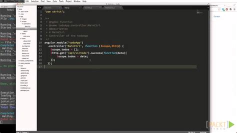 Learning AngularJS Tutorial GET And POST Packtpub YouTube