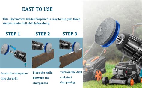 Amazon.com : Lawnmower Blade Sharpener, 2025 New Mower Blade Sharpener, Quality Double Layer ...