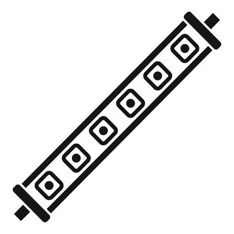 Led Strip Chip Icon Simple Vector Diode Light 15108224 Vector Art At