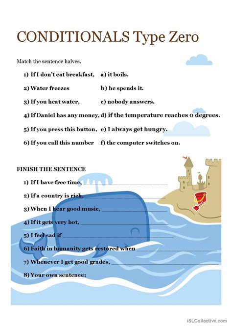 Conditional Clauses Type 0 Exercis English Esl Worksheets Pdf And Doc