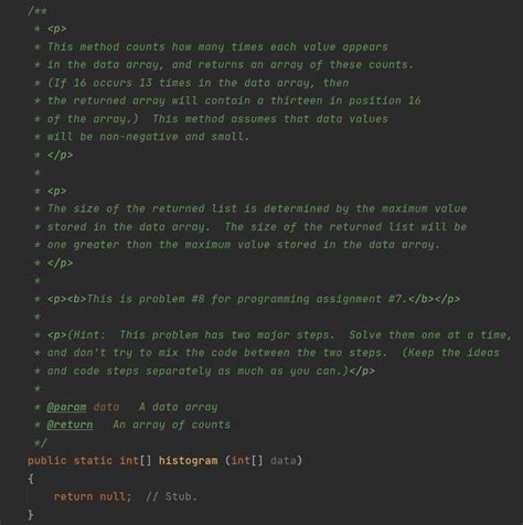 Solved No Usages ATest Public Void TestHistogramo1 Chegg Com