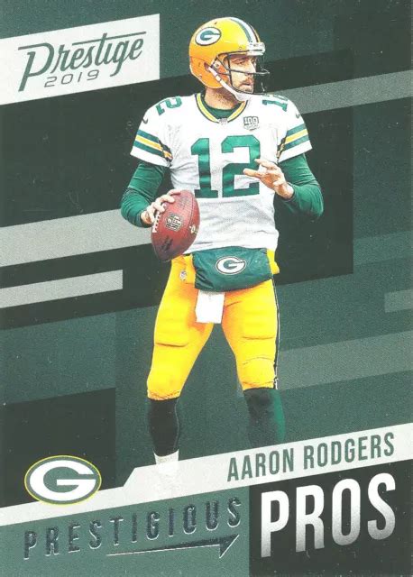 prestigious pros aaron rodgers insert packers cal golden bears eur 2 20
