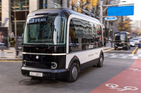Autonomous Buses Will Start Roaming Seoul Starting Friday A Total Of Two Autonomous Buses