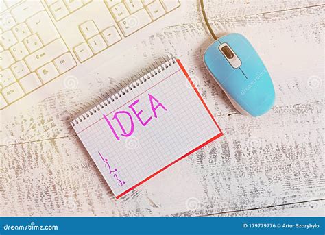 Conceptual Hand Writing Showing Idea Business Photo Text A Thought Or Suggestion As To A