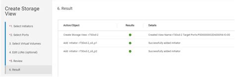 Create The Storage View For The Database Server Dell PowerStore Metro Node With Oracle Dell