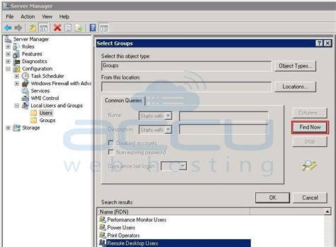 HOW TO CREATE RDP USER FROM WINDOWS VPS DEDICATED SERVER