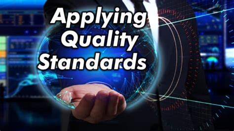 Applying Quality Standards Pdf Business Business And Finance