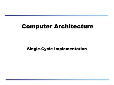 PPT Computer Architecture PowerPoint Presentation Free Download ID 611322