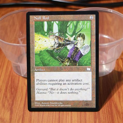 Null Rod Wl Weatherlight Wth Magic The Gathering Proxy Mtg Cards Top Quality Rylease Mtg Proxy