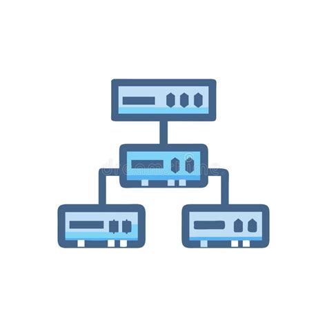 Network Switch Icon For Connectivity Stock Illustration Illustration