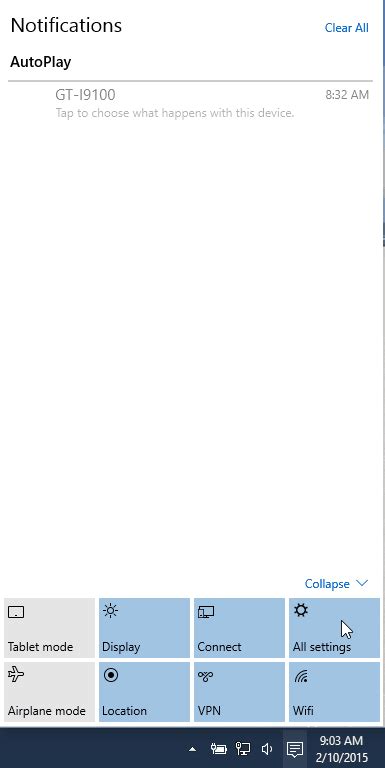 Cara Disable Action Center Windows 10 Itpoin