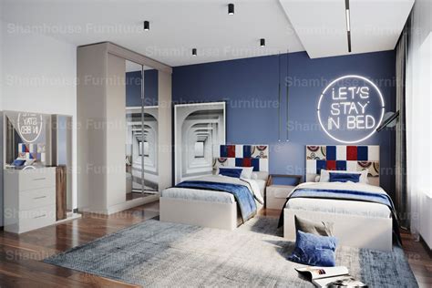 غرف نوم شبابي Sham House Furniture شام هاوس للأثاث