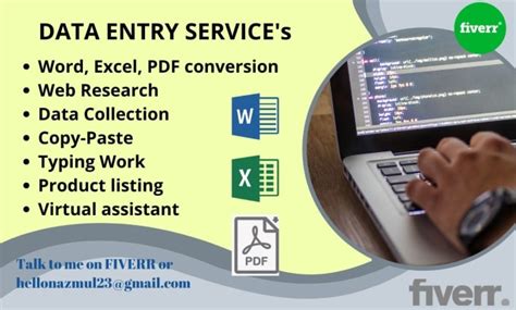 Do Data Entry Web Research Excel And Word Data Entry Work By Nazmul