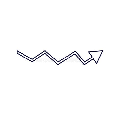 Flat Design Arrow Vector Icon For Navigation And Media Player Icon Stock Illustration