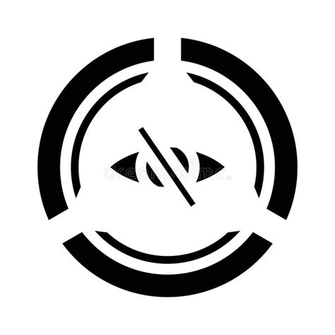 Color Accessibility Ux Ui Design Glyph Icon Vector Illustration Stock Illustration