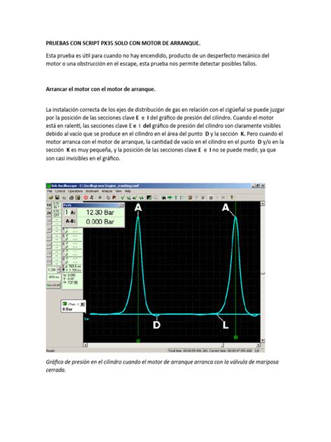 Pruebas Con Script Px35 Solo Con Motor De Arranque Pdf Vacío Gases
