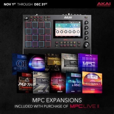 Akai Mpc Live 2 Portable Sampler With Built In Speakers And Battery Smart Electronics Designed