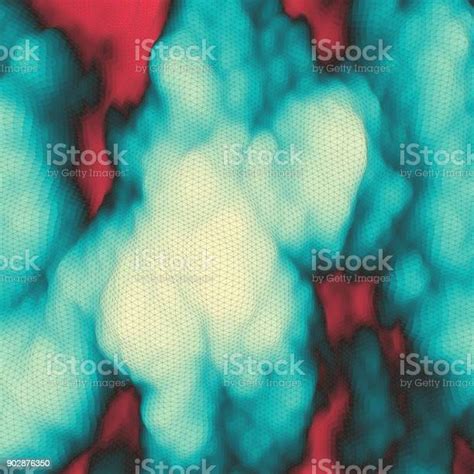 연기입니다 모자이크입니다 추상적인 배경입니다 벡터 일러스트입니다 3차원 형태에 대한 스톡 벡터 아트 및 기타 이미지 3차원 형태 가리기 과학 Istock