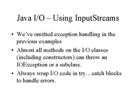 Introduction To Java 2 Programming Lecture 7 Io
