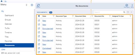 Documents ERP Net Web Client