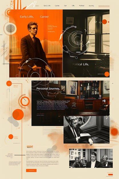 storytelling layout web with scroll based animation effect n inspired political web layout idea