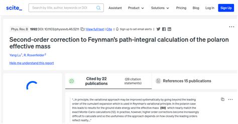 Second Order Correction To Feynmans Path Integral Calculation Of The Polaron Effective Mass