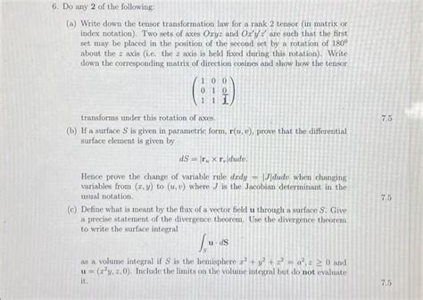 Solved Do Any Of The Following A Write Down The Chegg Com