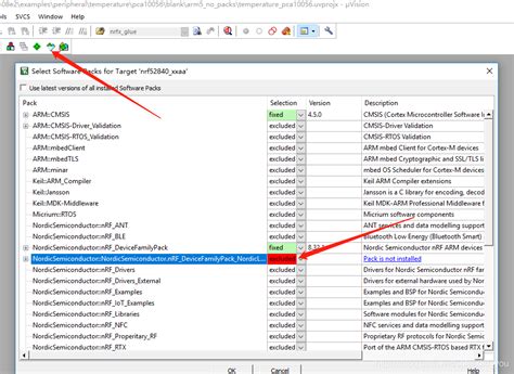 nrf52 sdk16 示例编译错误 error 540 arm cmsis dsp library 1 7 0 compone