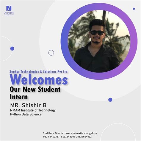 Zephyr Technologies And Solutions Pvt Ltd On Linkedin Internship Mangaloreinternship