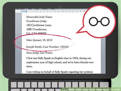 How To Write A Letter To A Superior Court Judge Steps