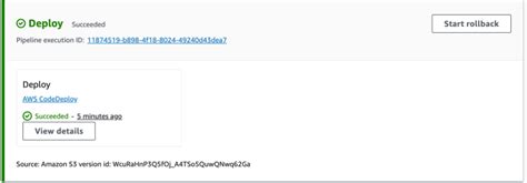 De Risk Releases With Aws Codepipeline Rollbacks Aws Devops And Developer Productivity Blog
