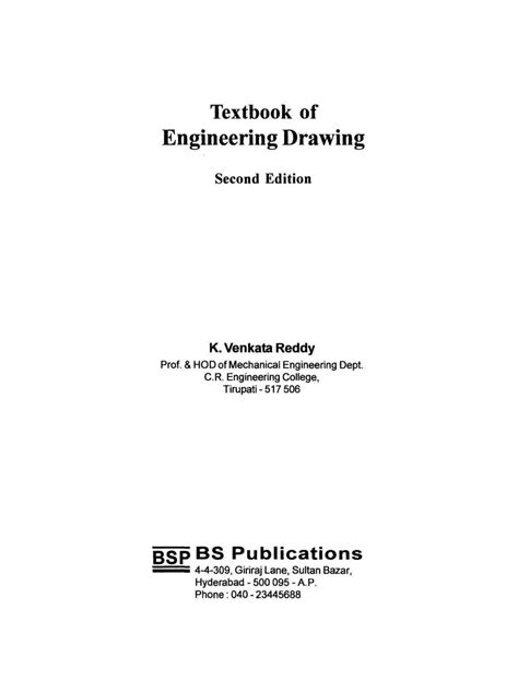 SOLUTION Textbook Of Engineering Drawing Studypool