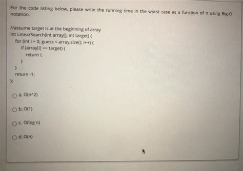 Solved In The Worst Case A Binary Search Is On 01 Odlog