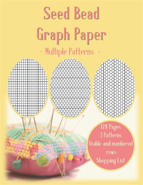 Seed Bead Graph Paper 3 Patterns Loom Square Brick And Peyote Stitch Perfect To Keep Your