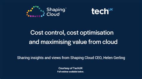 Cost Optimisation In Cloud — Sc Expert Msp Cloud Tech Specialists Consultancy