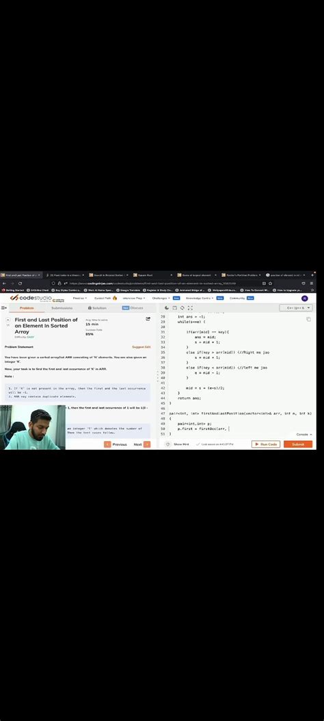 Khushi Chauhan On Linkedin Dsa Binarysearch Problemsolving