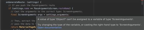 Cannot Pass `arguments` Through `ongenerateroute` In `null Safety