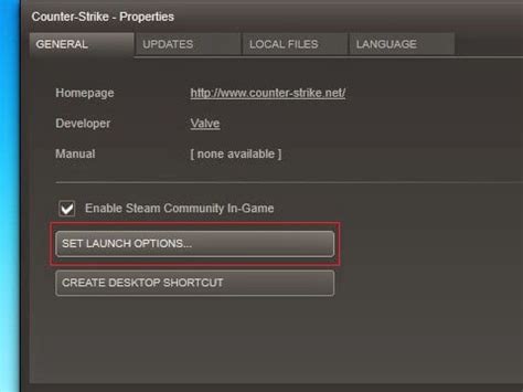 Counter Strike GO Launch Options Gaming Zone Info
