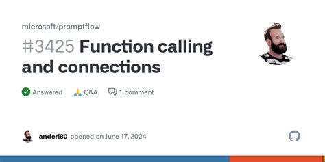 function calling and connections · microsoft promptflow · discussion