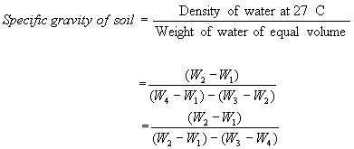DETERMINATION OF SPECIFIC GRAVITY Geotechnical Engineering