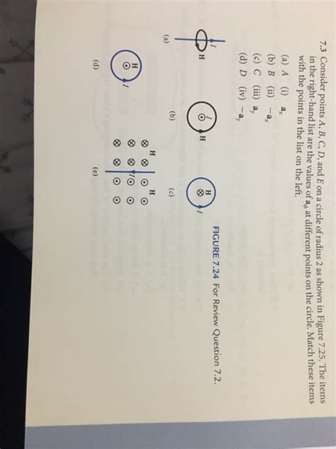Solved Consider Points A B C D And E On A Circle Of Chegg